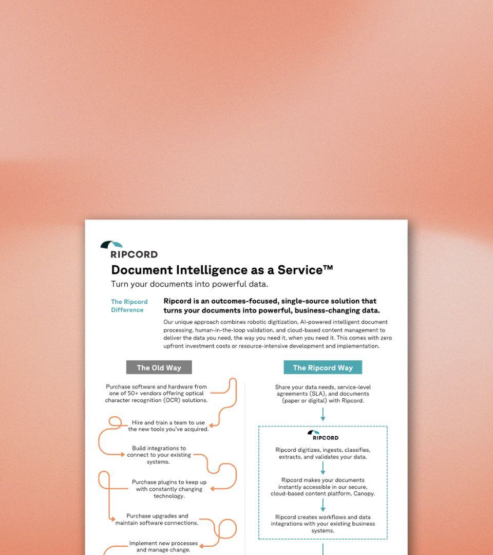 The Ripcord Platform: Turn your documents into powerful data